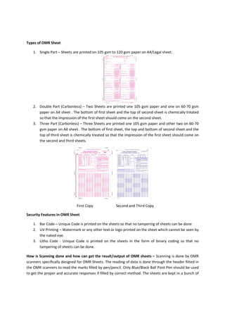 OMR SHEET | PDF