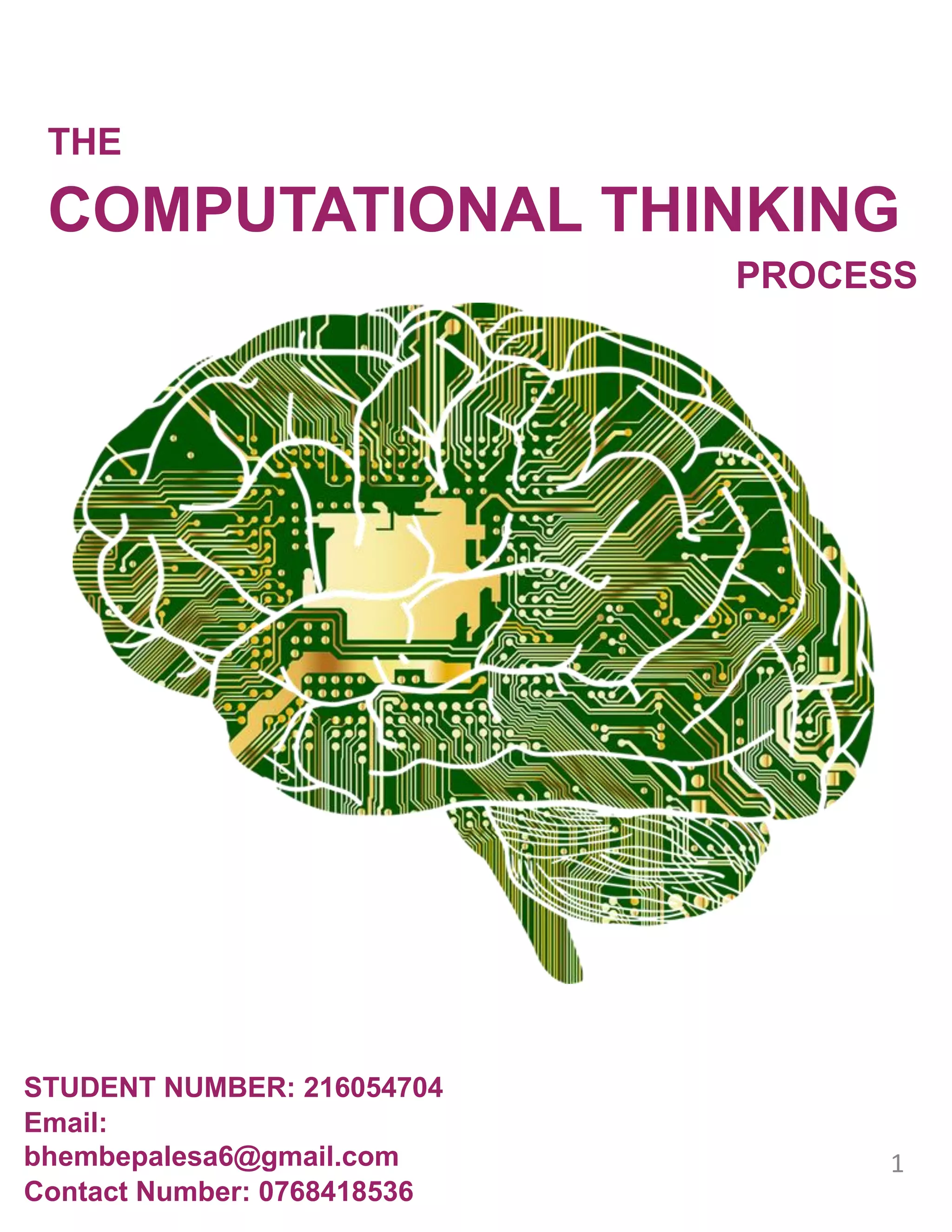 Ebook On Computational thinking | PDF