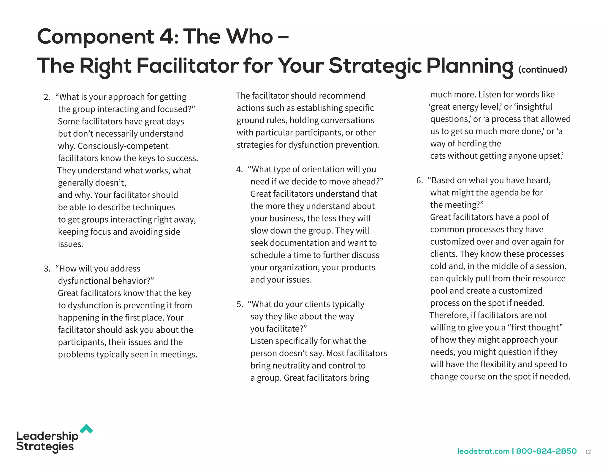 4 components of strategic planning | PDF