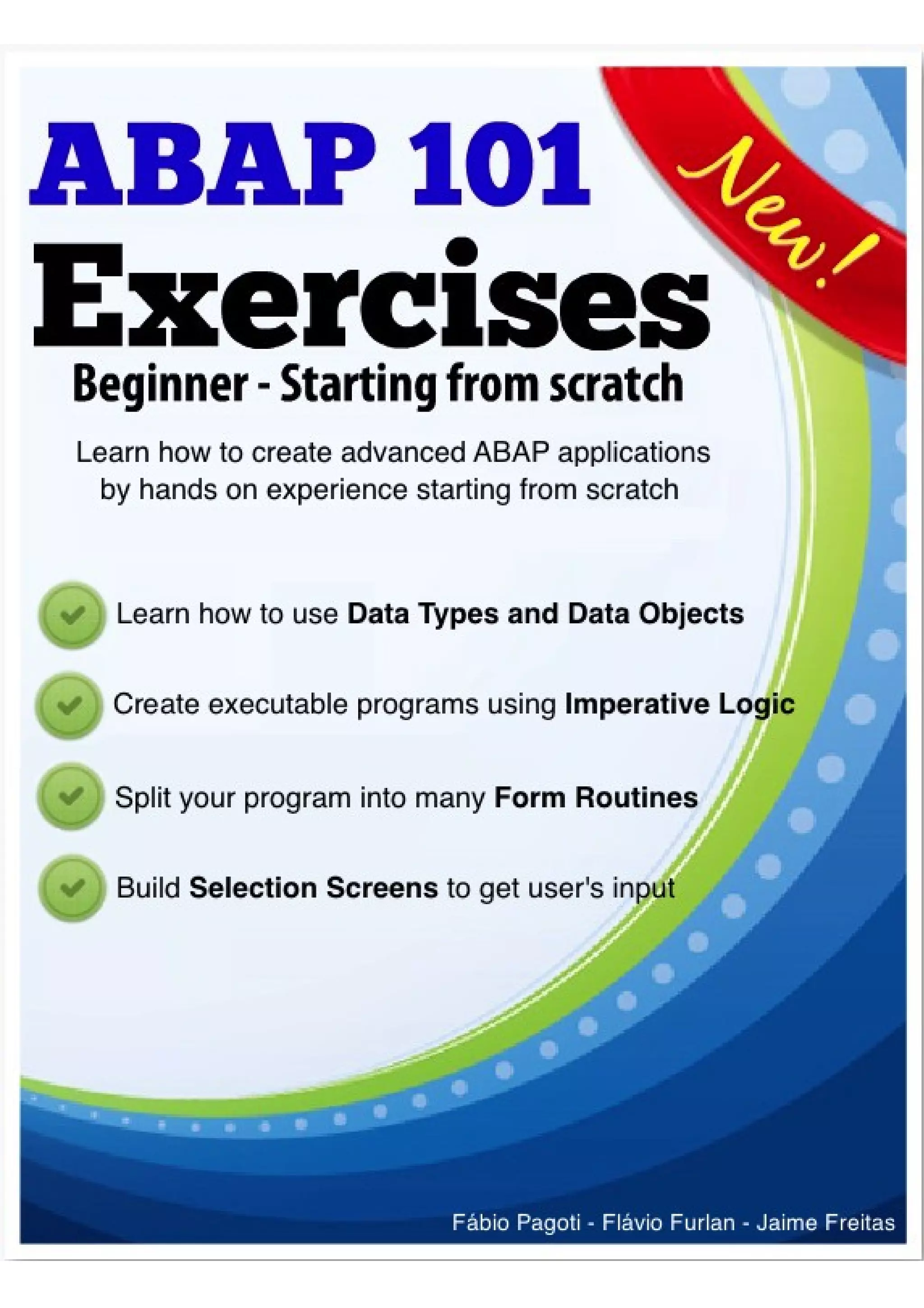 Ebook abap-101-exercises-beginner-starting-from-scratch | PDF