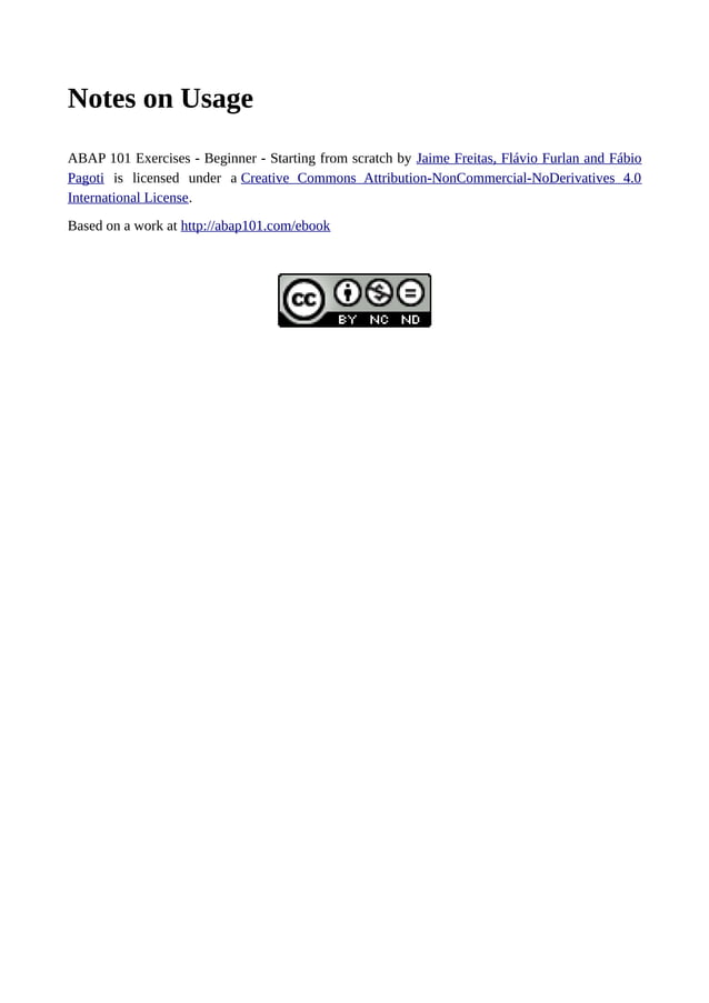Ebook Abap 101 Exercises Beginner Starting From Scratch Pdf 