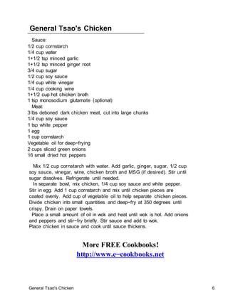 (E book) cook-book chinese recipes | PDF