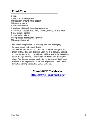 (E book) cook-book chinese recipes | PDF