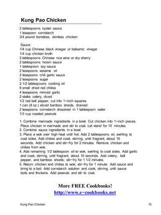 (E book) cook-book chinese recipes | PDF