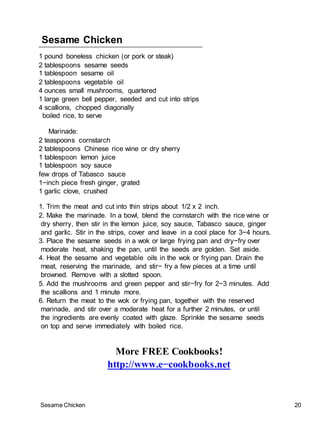 (E book) cook-book chinese recipes | PDF