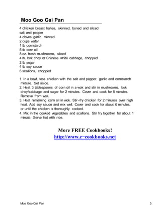 (E book) cook-book chinese recipes | PDF