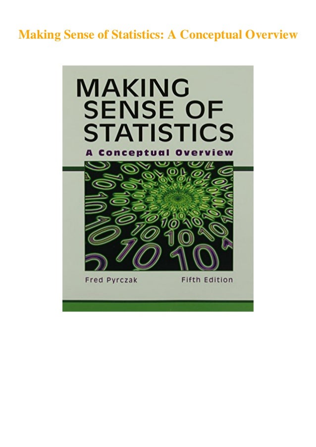 ebook (download) Making Sense of Statistics A Conceptual Overview