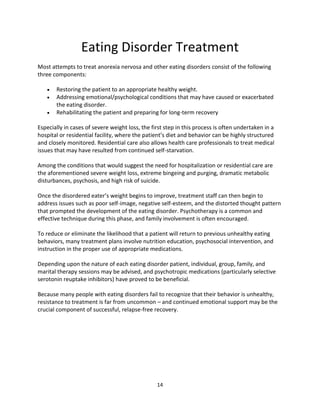 The CRC Guide to Eating Disorders | PDF