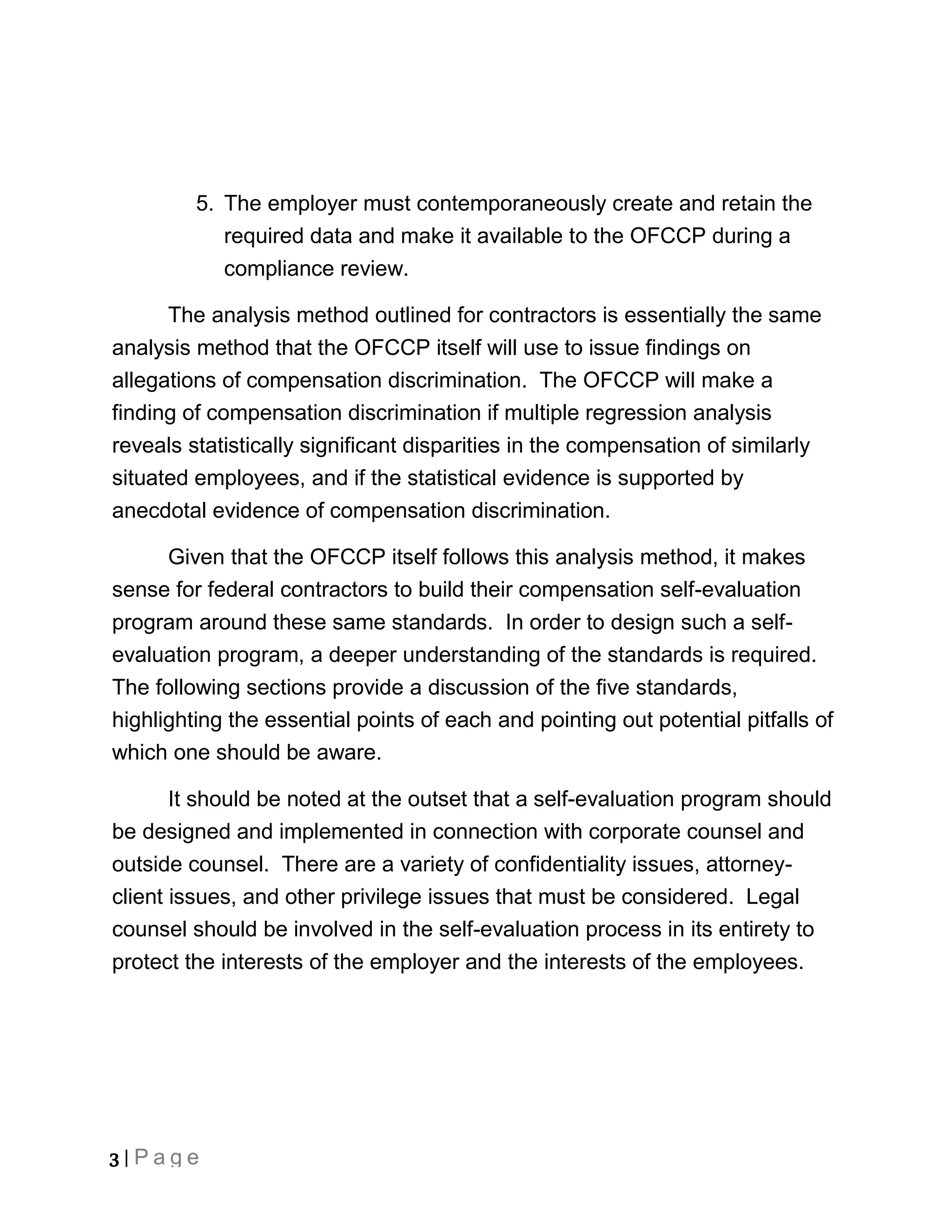 eBbook: Five Standards For An OFCCP Compliant Compensation Self ...