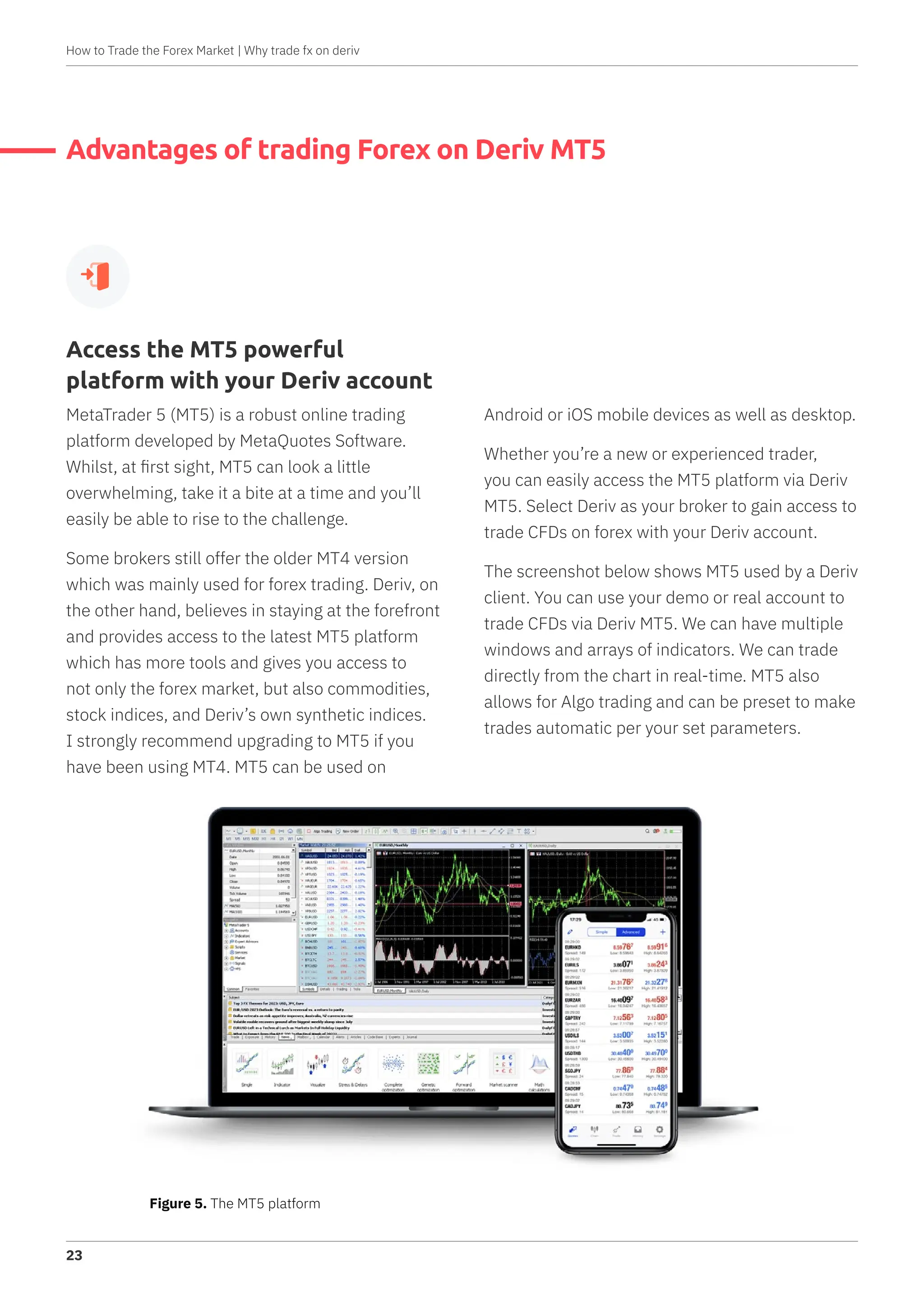 How to trade the forex market with Deriv.com 2024 edition | PDF