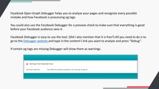 How to Use Facebook Debugger | PPT