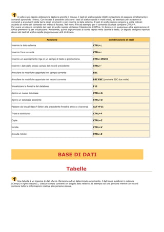 (Ebook ita - inform - access) guida al database access (doc) | DOC | Databases | Computer ...