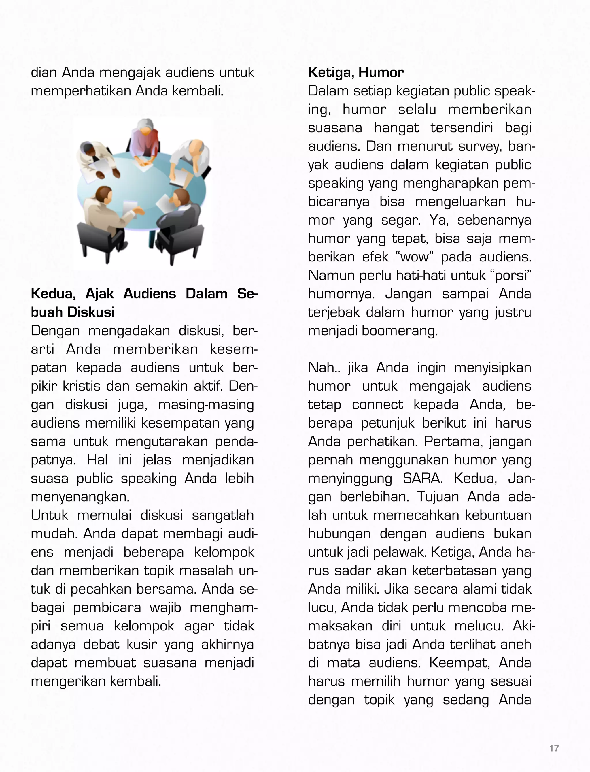 Kenali, pahami dan hadapi audiensmu | PDF