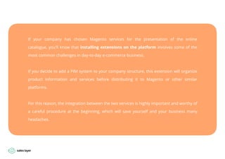 PIM to Magento -> How to integrate them | PPT