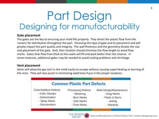 Manufacturing a Perfect Plastic Part Ebook | PPT