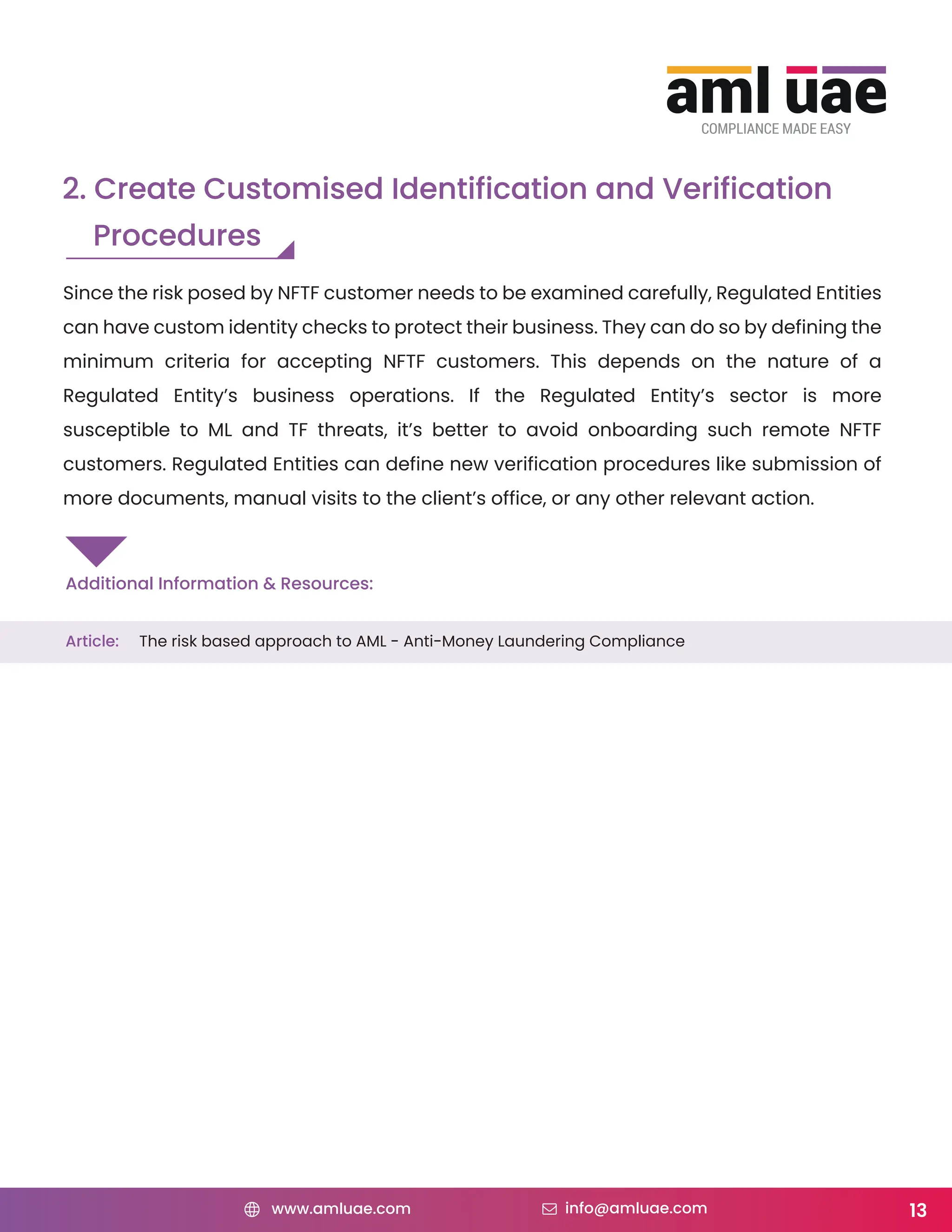 AML Risk Management for Non-Face-to-Face Customers: A Compliance Guide ...