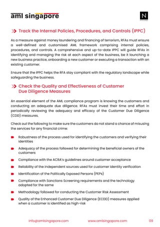 Staying Ahead in AML Compliance: ACRA’s Review & Best Practices for RFAs | PDF