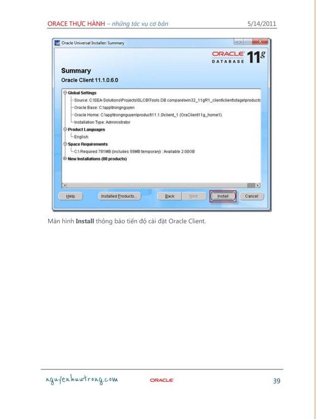 Ebook oracle-thuc-hanh-nguyen-huu-trong | PDF
