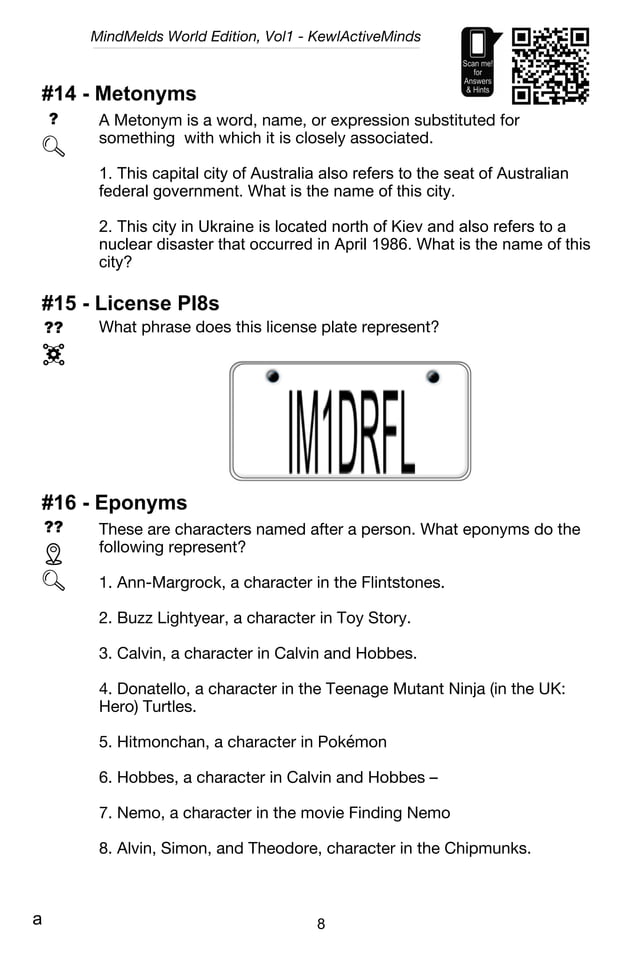 MindMelds Vol1, World Editon - Sample Book | PDF