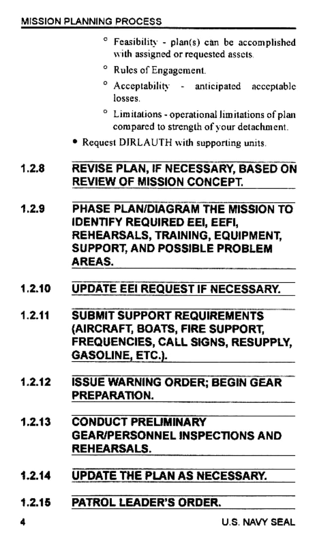 (Ebook pdf) - military - us navy seal patrol leaders handbook | PDF ...