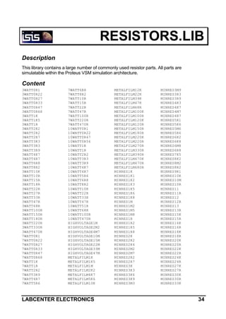E book proteus library | PDF