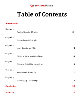 7 Practible Web Design & Marketing Ideas To Attract More Customers | PDF