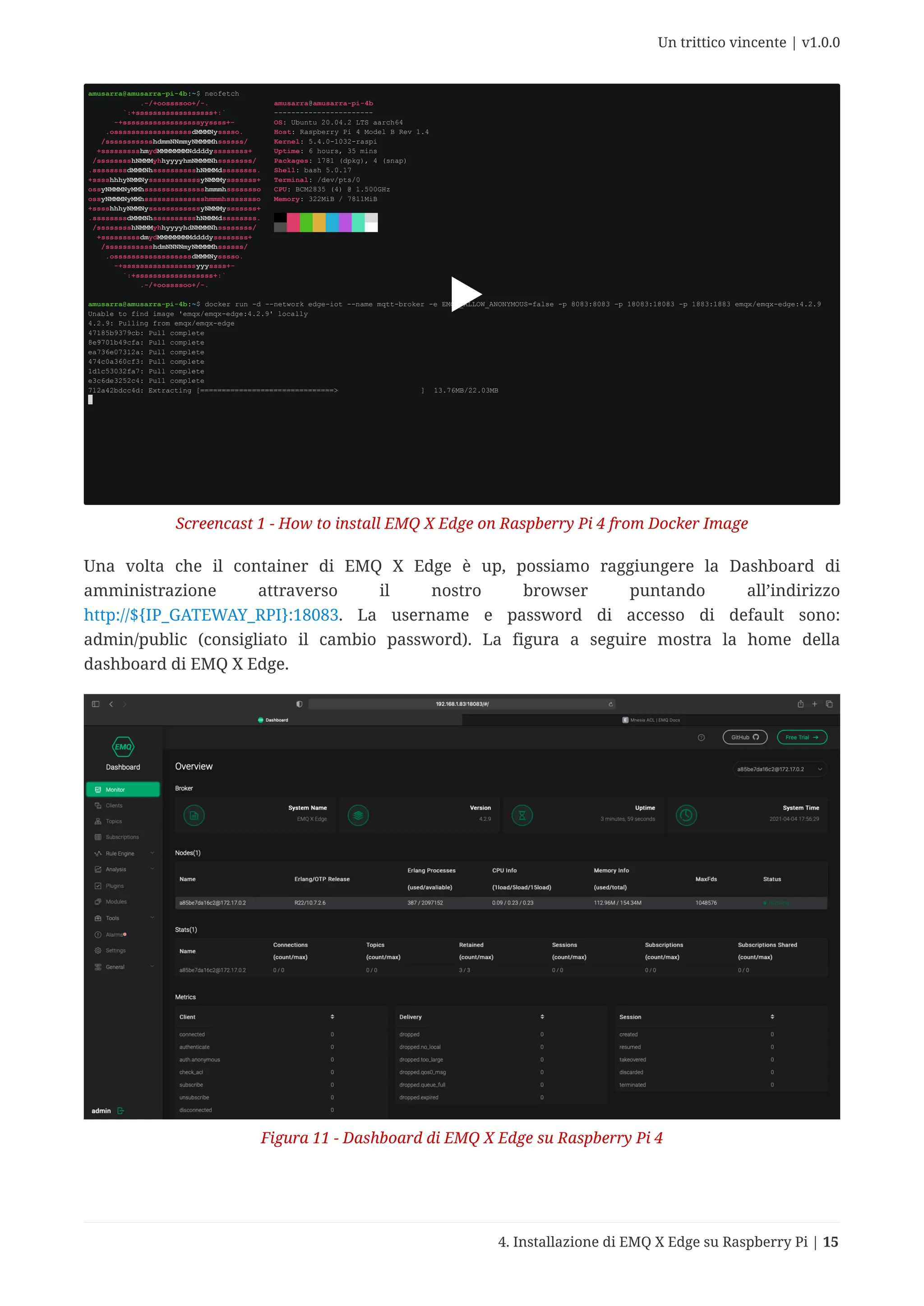 Un trittico vincente: ESP32, Raspberry Pi e EMQ X Edge | PDF
