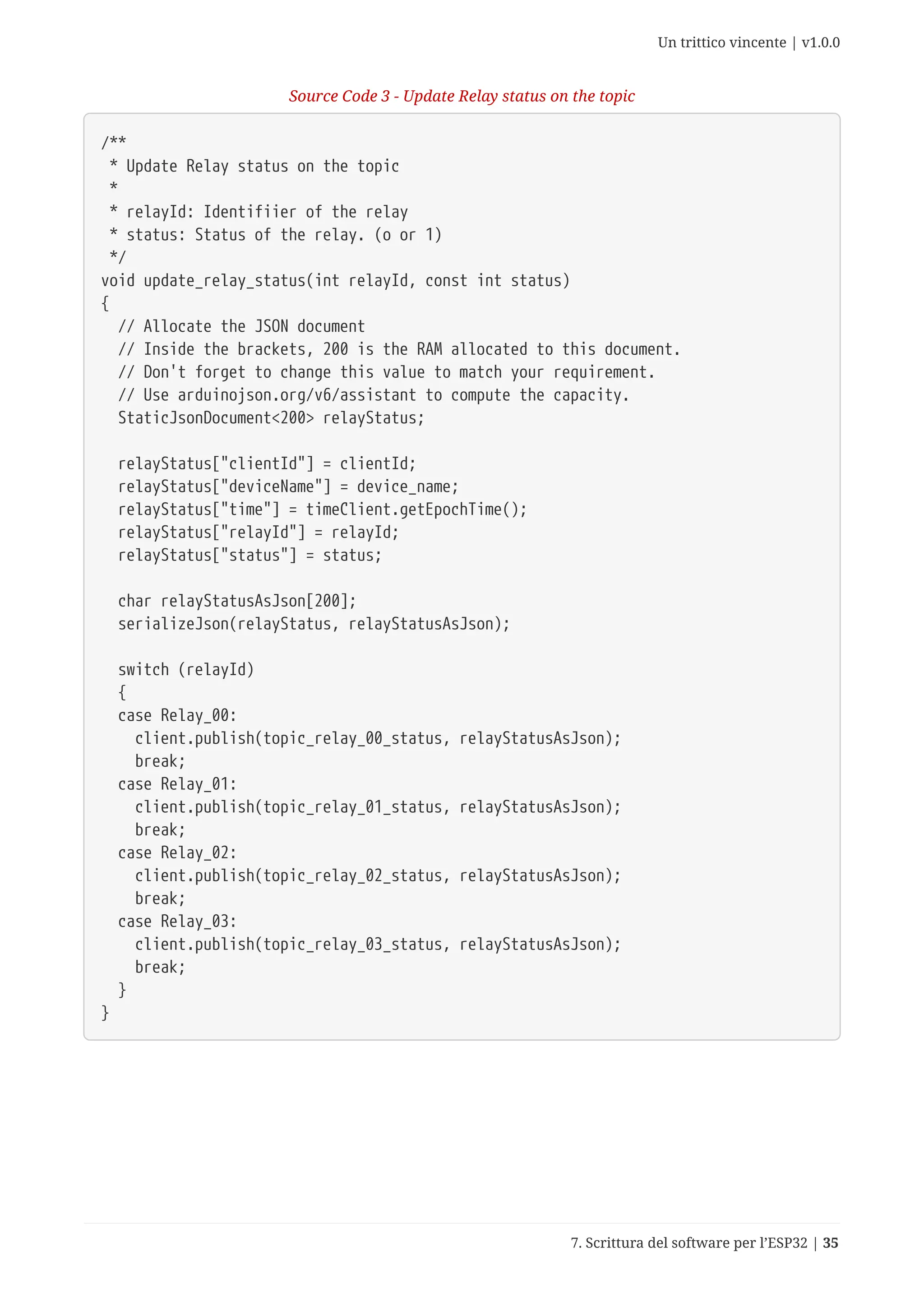 Un trittico vincente: ESP32, Raspberry Pi e EMQ X Edge | PDF