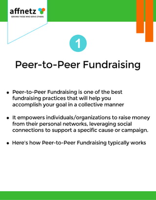 Campaigning for Change Your Guide to Peer-to-Peer Fundraising | PDF