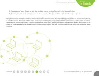 MicroStrategy Design Challenges - Tips and Best Practices | PDF