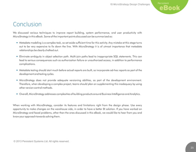 MicroStrategy Design Challenges - Tips and Best Practices | PDF | Databases | Computer Software ...