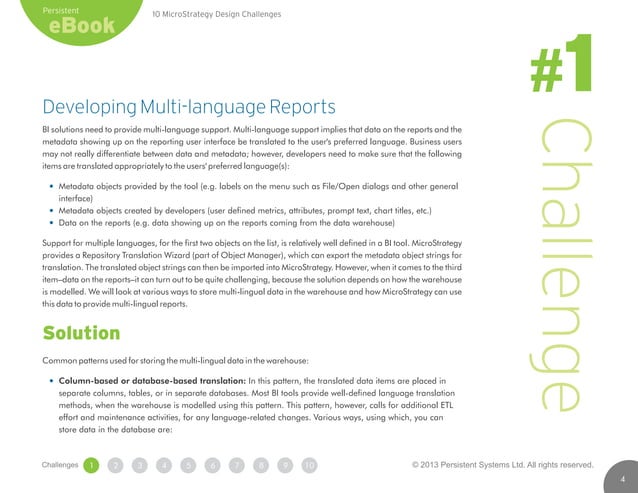 MicroStrategy Design Challenges - Tips and Best Practices | PDF | Databases | Computer Software ...