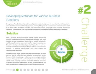 MicroStrategy Design Challenges - Tips and Best Practices | PDF
