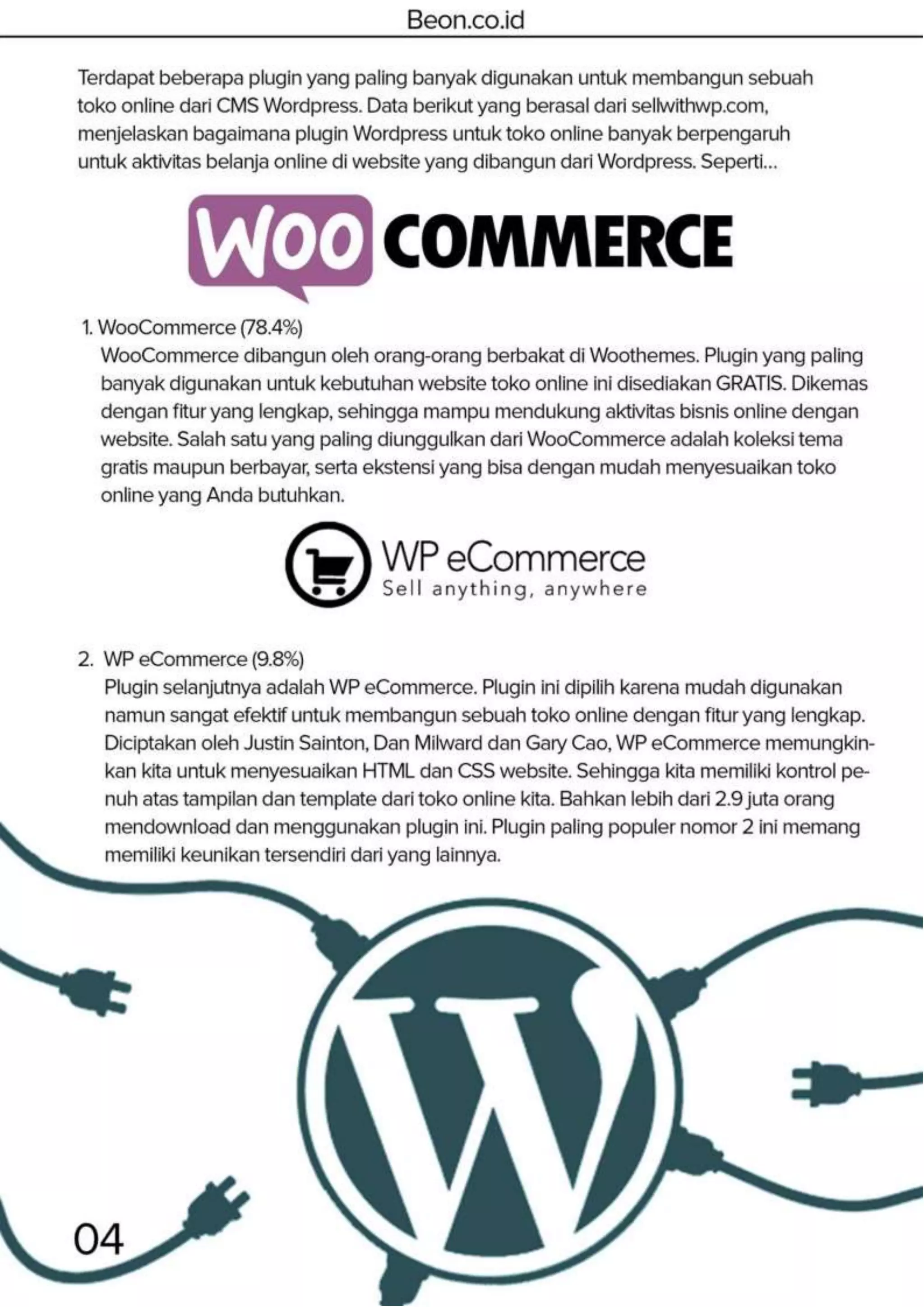 Membuat Toko Online dengan Wordpress | DOCX
