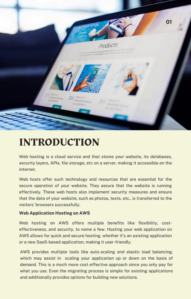UNDERSTANDING WEB APPLICATION HOSTING WITH AWS | PDF