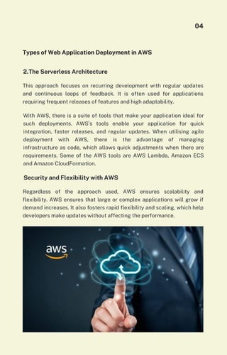 UNDERSTANDING WEB APPLICATION HOSTING WITH AWS | PDF