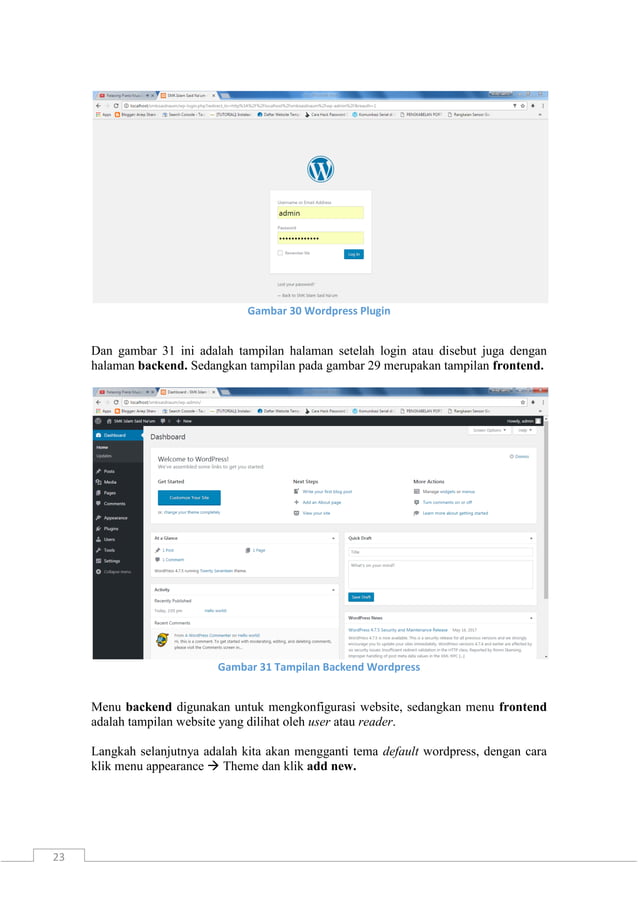 Ebook 2 jam membuat website sekolah dengan mudah dan cepat | PDF