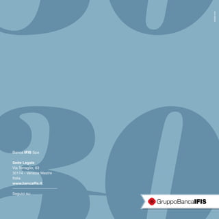 Trent'anni di Banca IFIS | PDF | Stocks and Bonds | Personal Investing