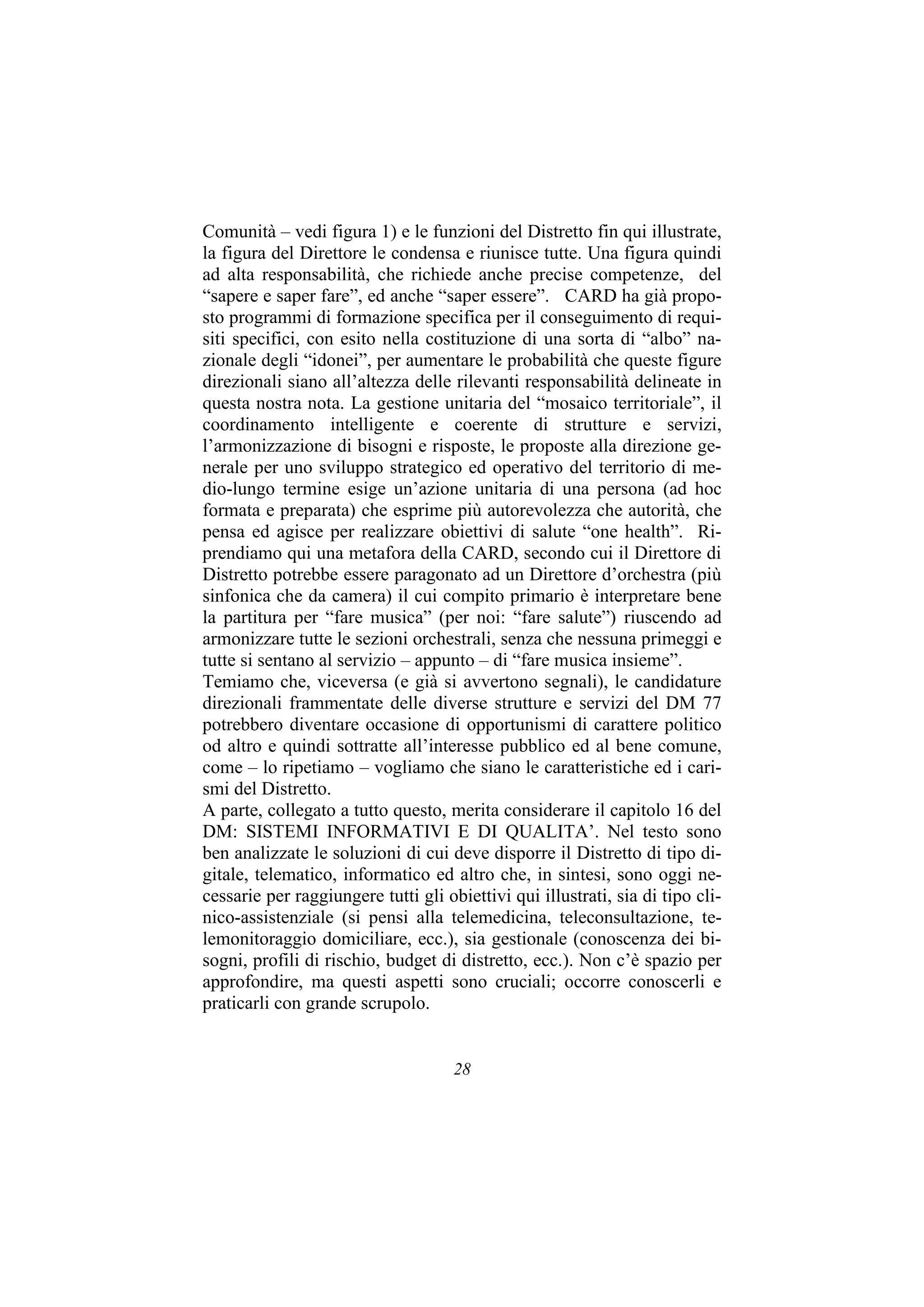 IL DM 77/2022 SULL'ASSISTENZA SANITARIA TERRITORIALE | PDF