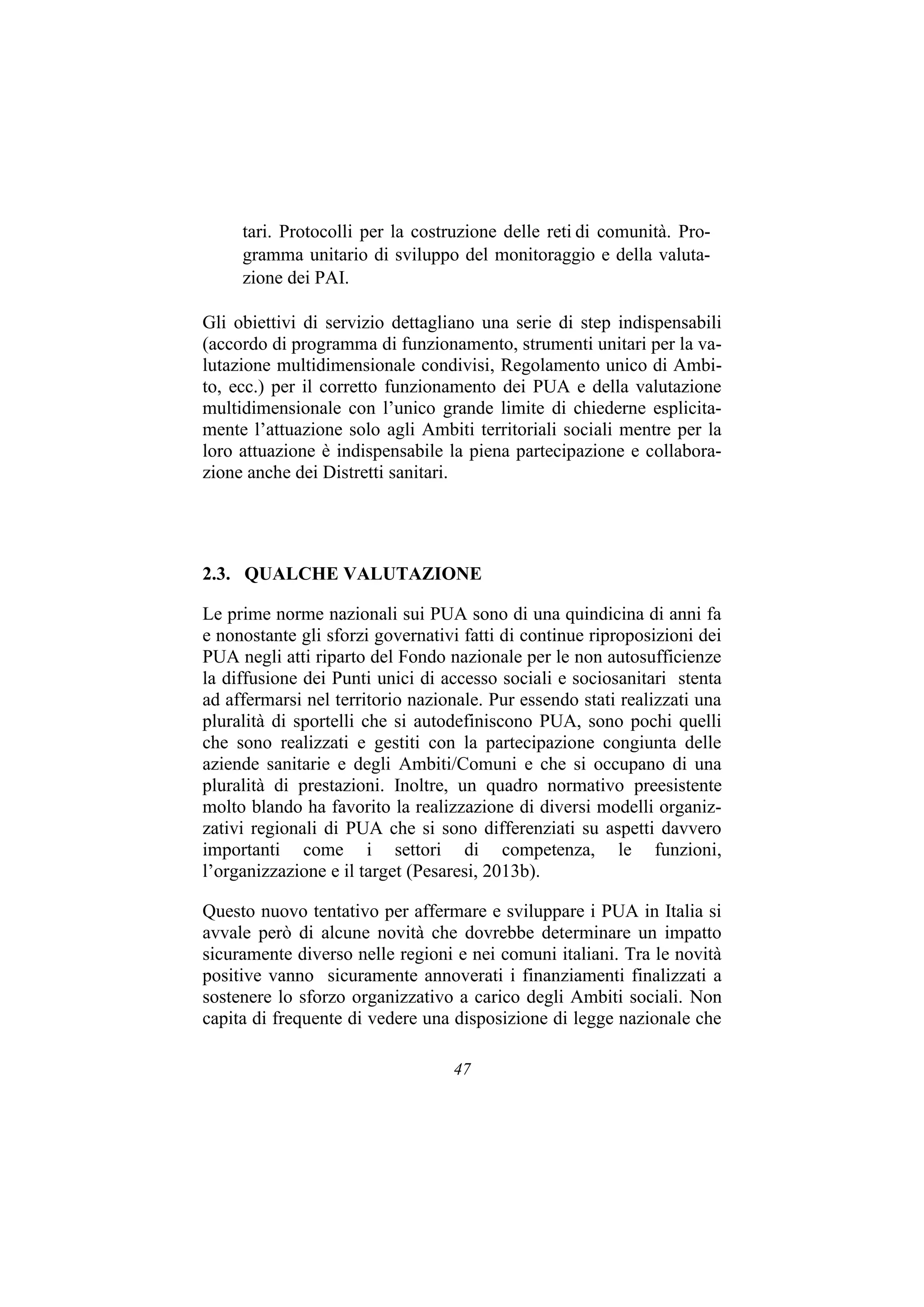 IL DM 77/2022 SULL'ASSISTENZA SANITARIA TERRITORIALE | PDF