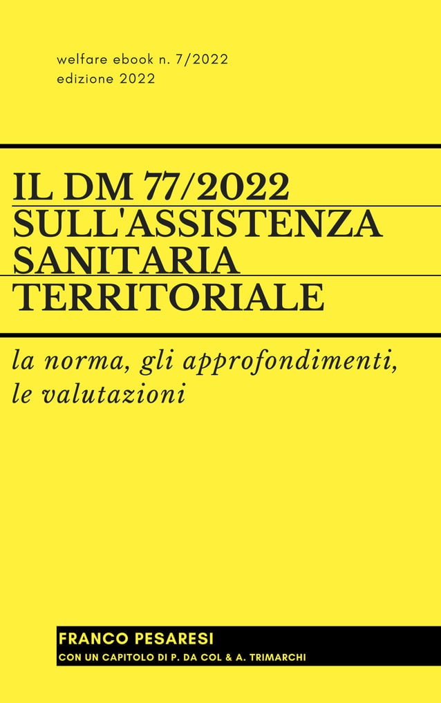IL DM 77/2022 SULL'ASSISTENZA SANITARIA TERRITORIALE | PDF | Healthcare Industry | Industries