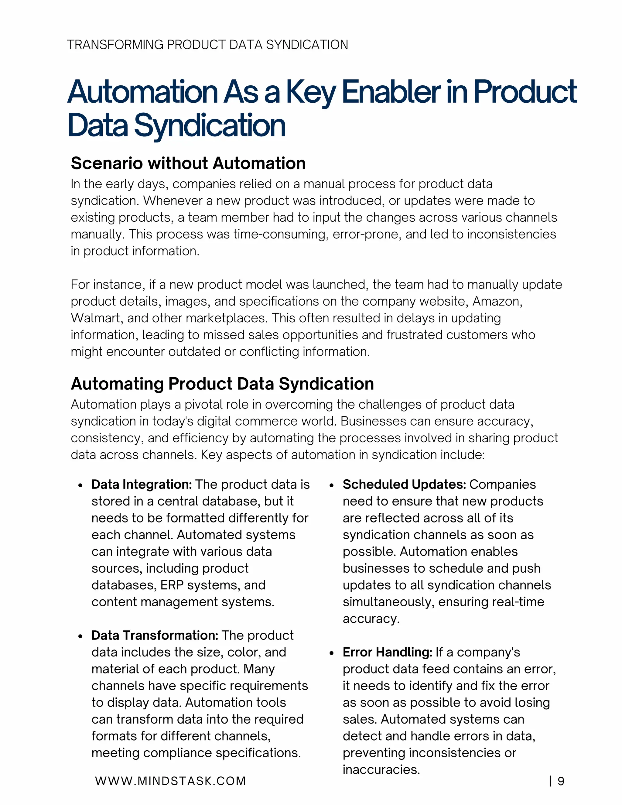 Transforming Product Data Syndication- A Guide | PDF