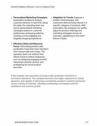 Transforming Product Data Syndication- A Guide | PDF