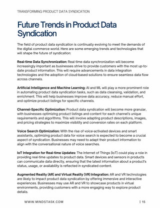 Transforming Product Data Syndication- A Guide | PDF