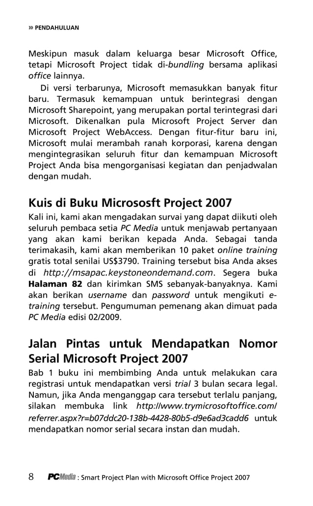 Ebook Belajar Mengoperasikan Microsoft Project | PDF