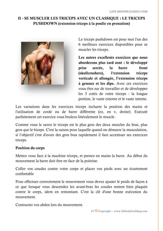 Ebook biceps lifebodybuilding | PDF