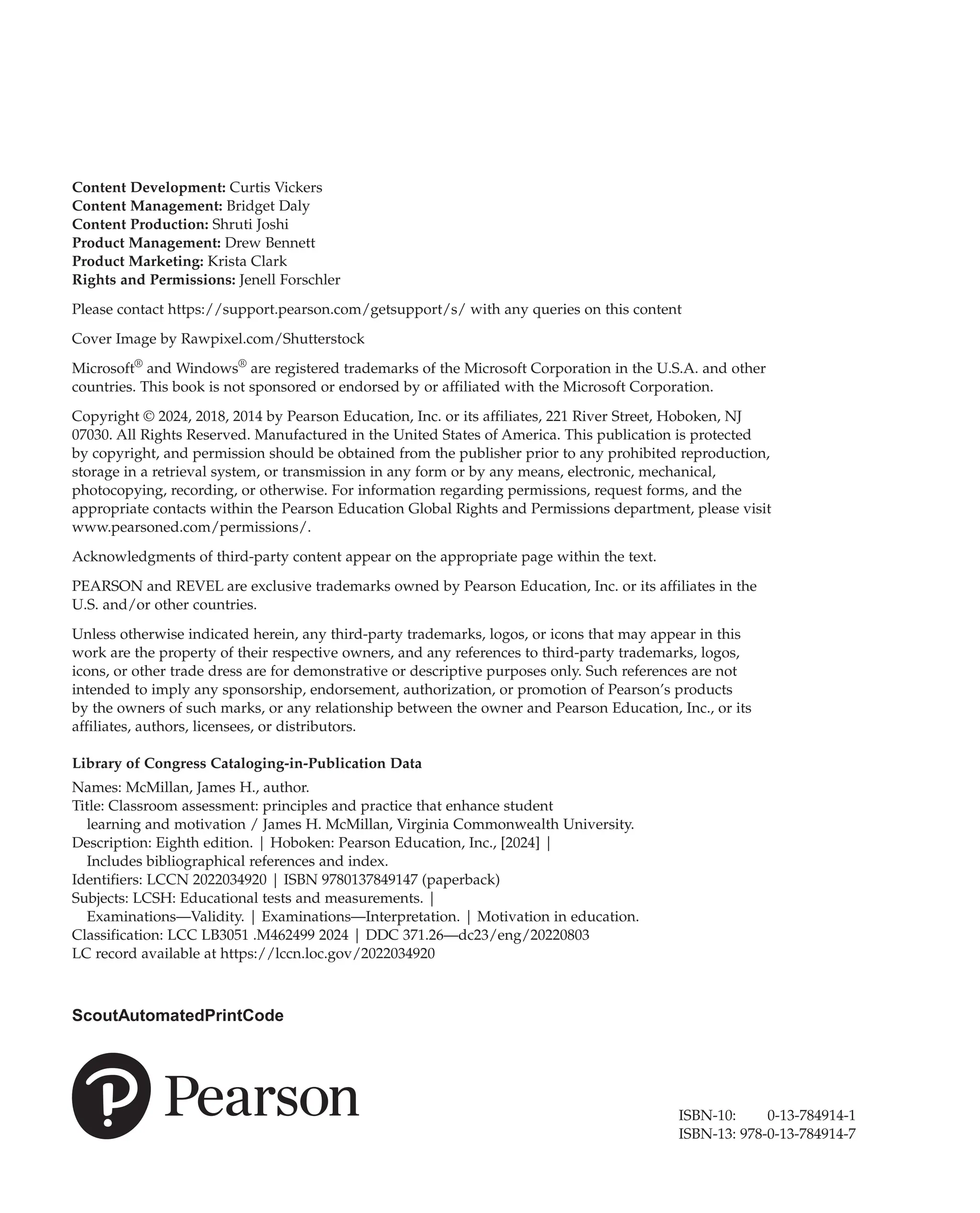 eBook Classroom Assessment Principles and Practice that Enhance Student ...