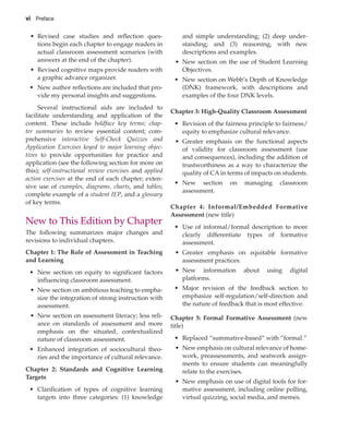 eBook Classroom Assessment Principles and Practice that Enhance Student Learning and Motivation ...