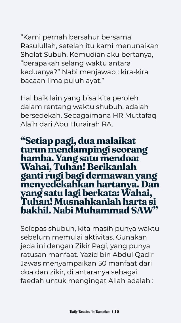 eBook Daily Routine In Ramadan 2024 by Aras Raya Foundation.pdf