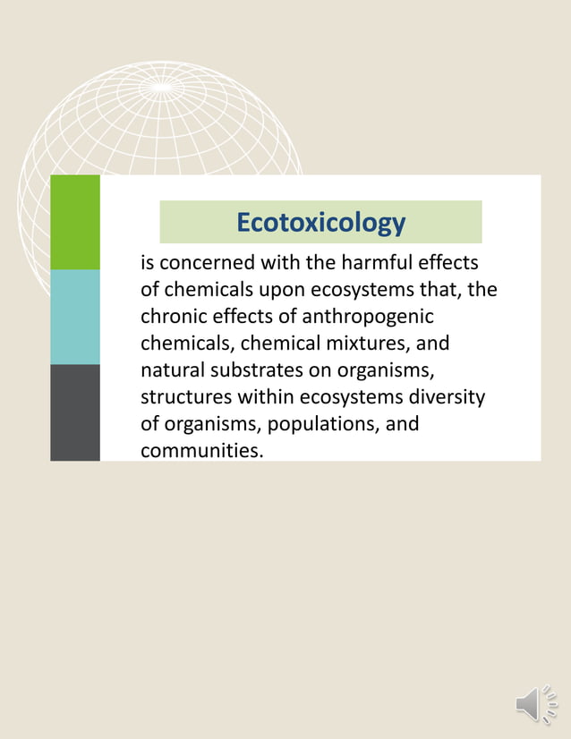 Ebook ecotoxicology chapter1 | PPTX
